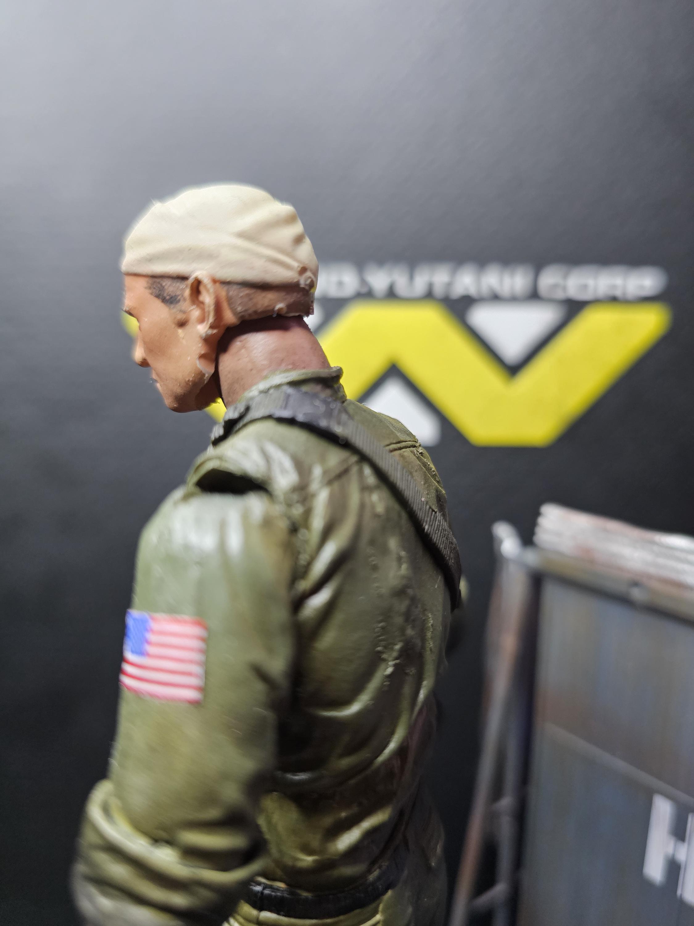 Aliens NECA 1:10 Lt Gorman Custom Head (injured Variant) - Etsy