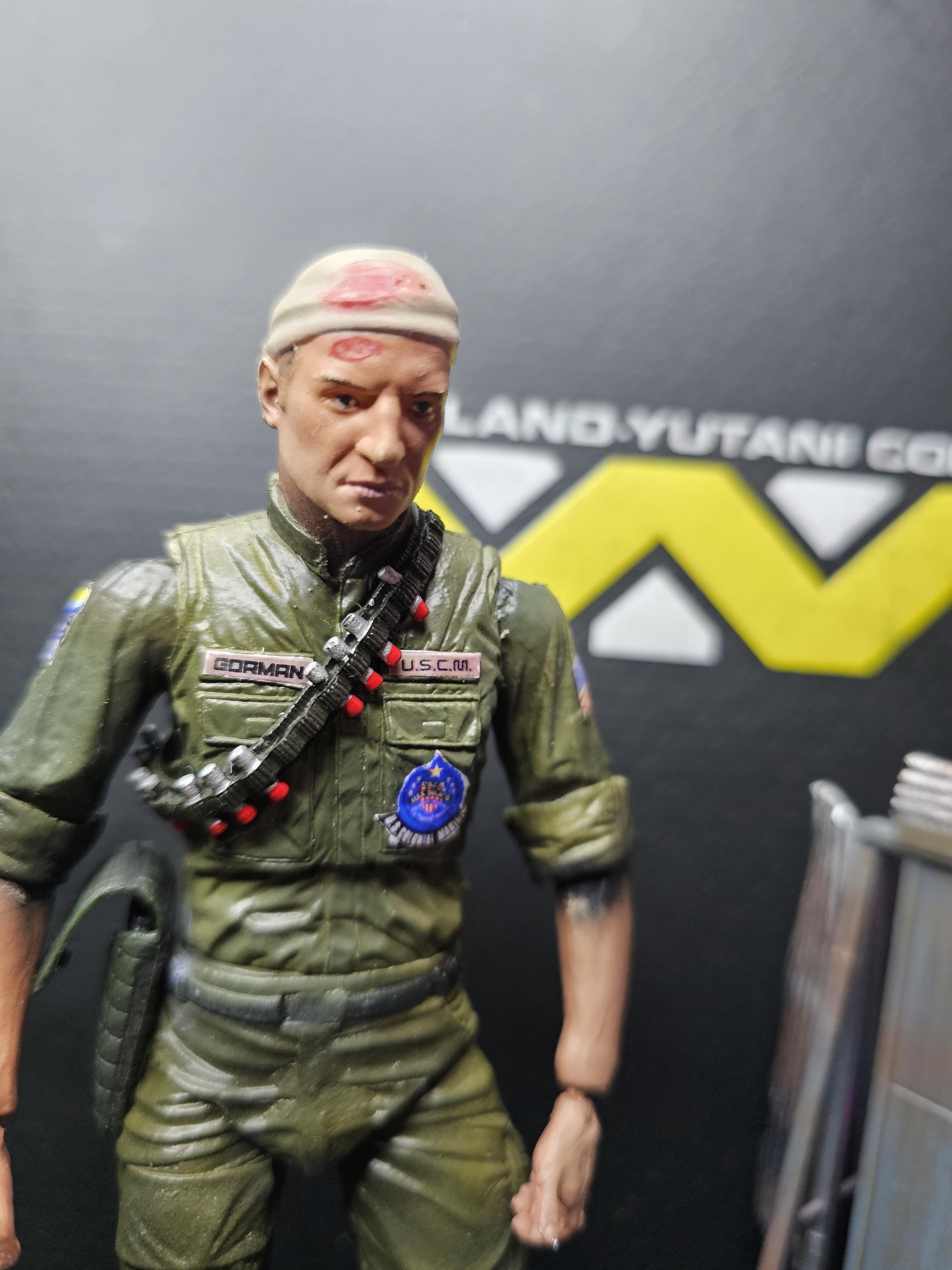 Aliens NECA 1:10 Lt Gorman Custom Head (injured Variant) - Etsy