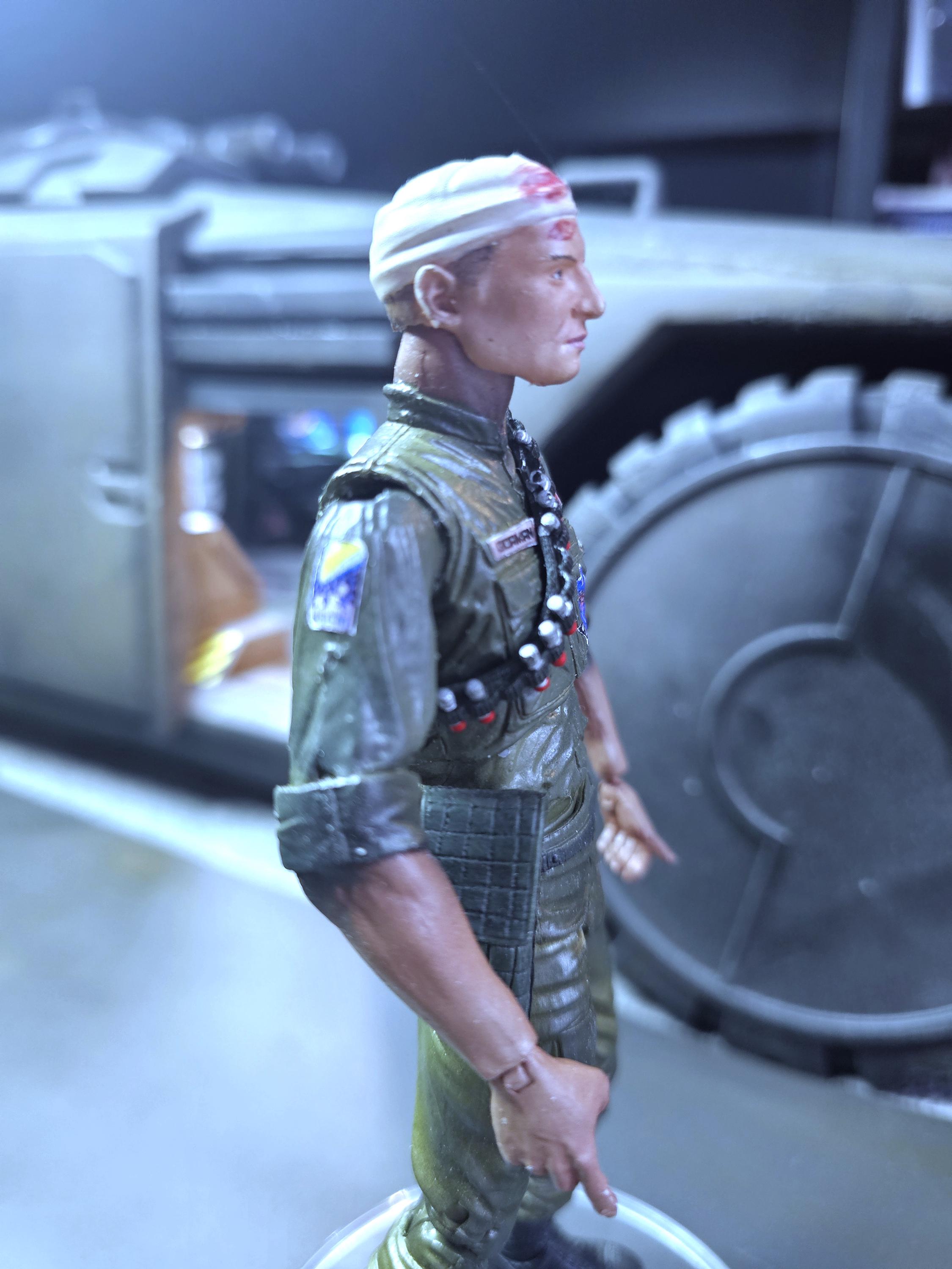 Aliens NECA 1:10 Lt Gorman Custom Head (injured Variant) - Etsy