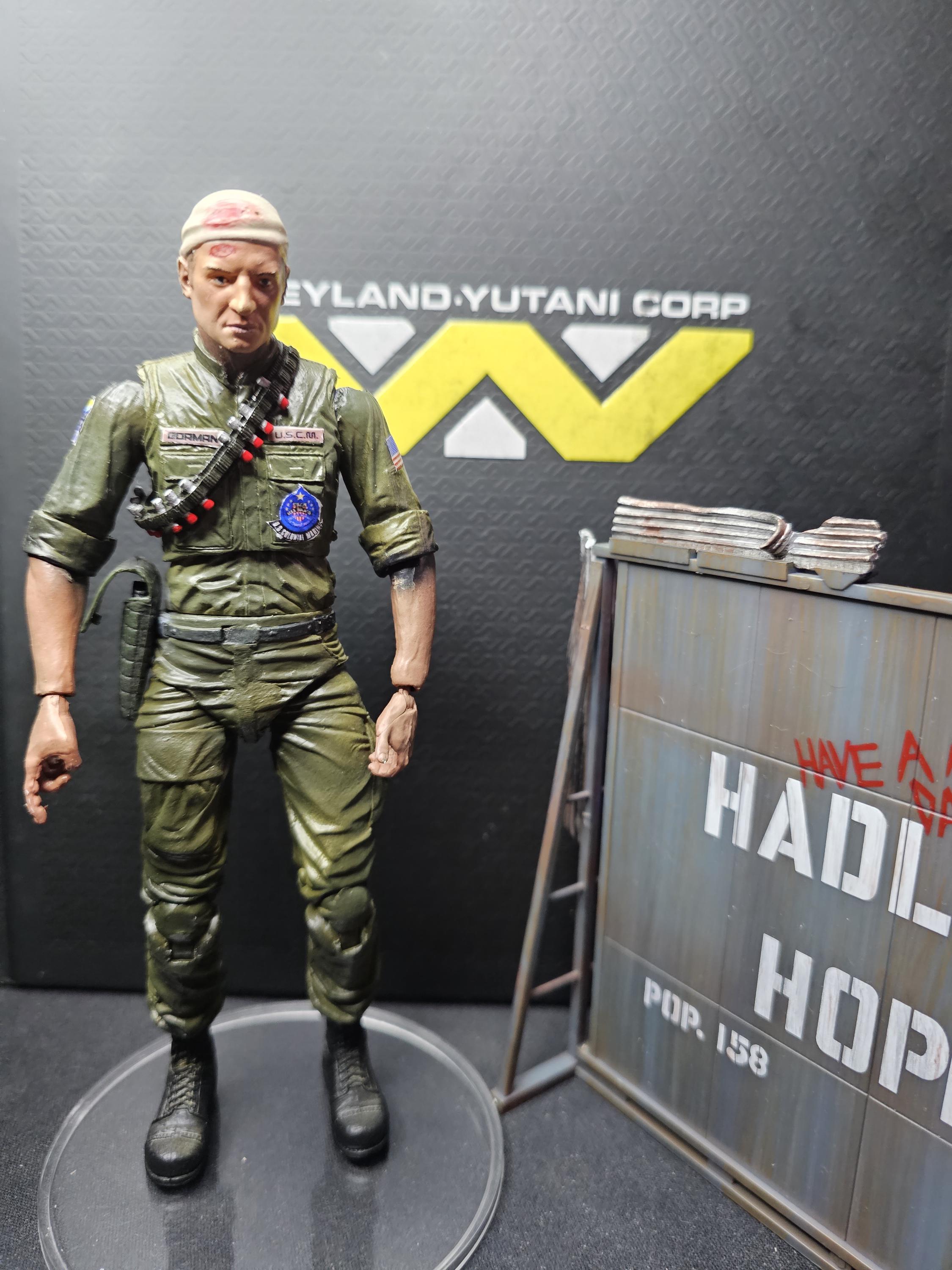 Aliens NECA 1:10 Lt Gorman Custom Head (injured Variant) - Etsy