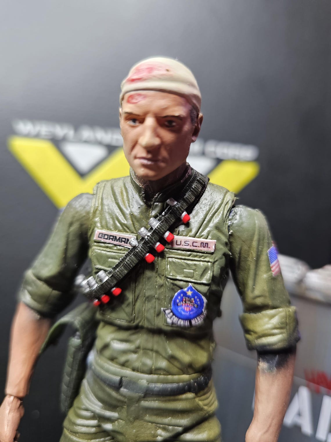 Aliens NECA 1:10 Lt Gorman Custom Head (injured Variant) - Etsy