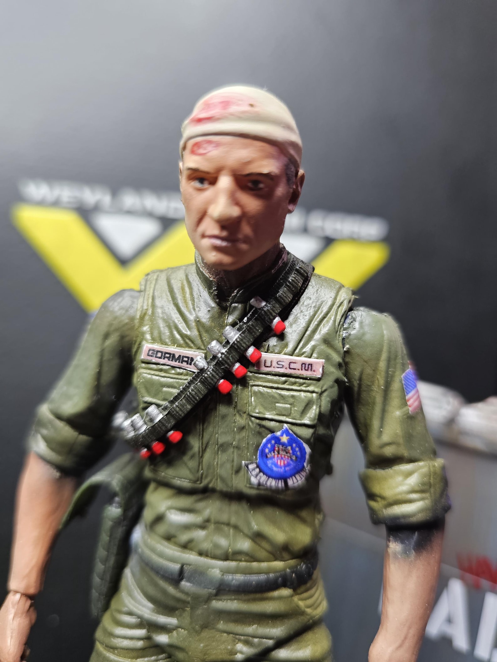 Aliens NECA 1:10 Lt Gorman Custom Head (injured Variant) - Etsy