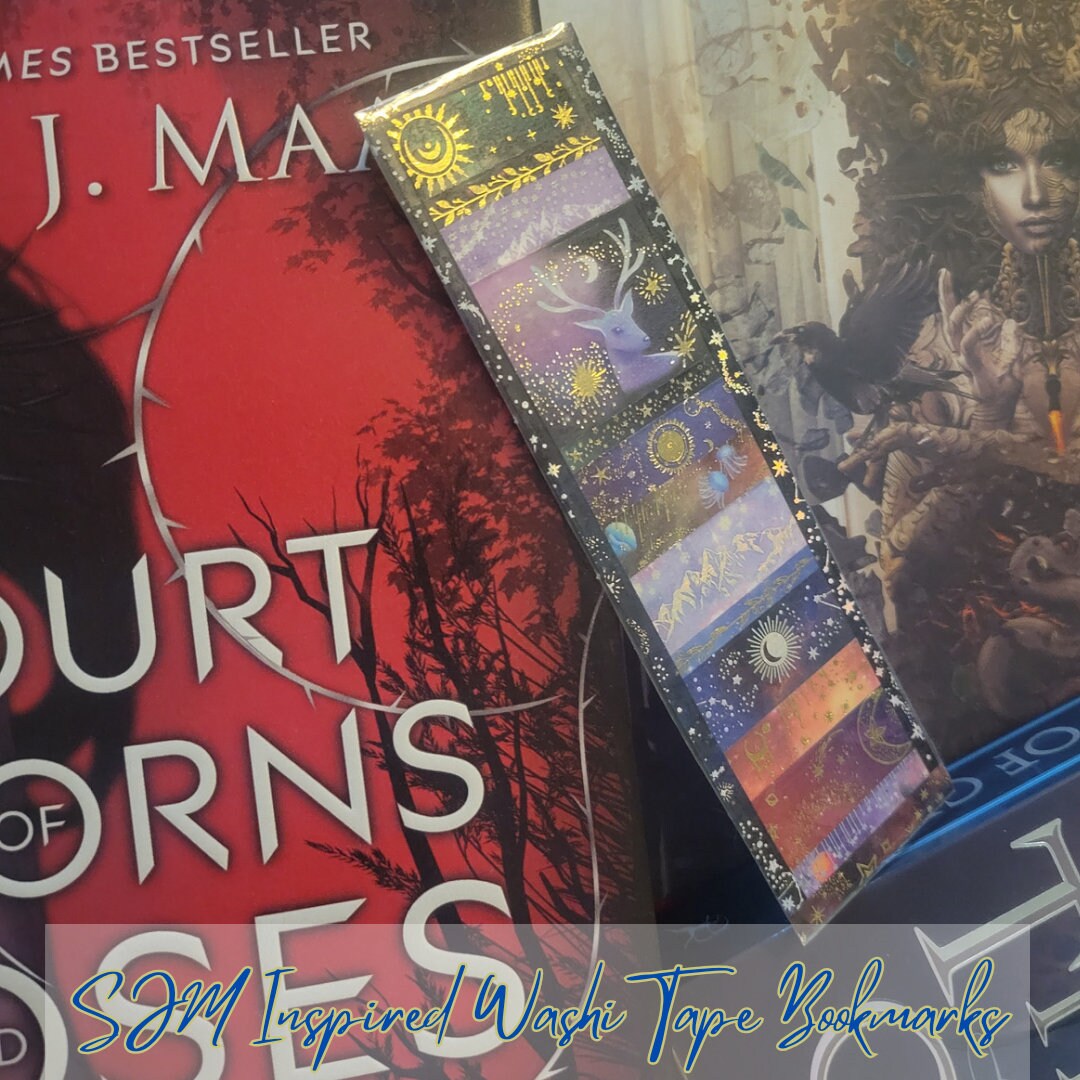 SJM Inspired Washi Tape Bookmark [handmade] - Etsy