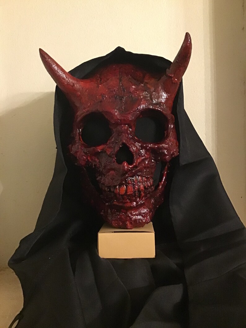 Demon Skull Mask Demon Priest Demon Imp - Etsy