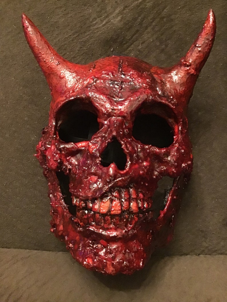 Demon Skull Mask Demon Priest Demon Imp - Etsy