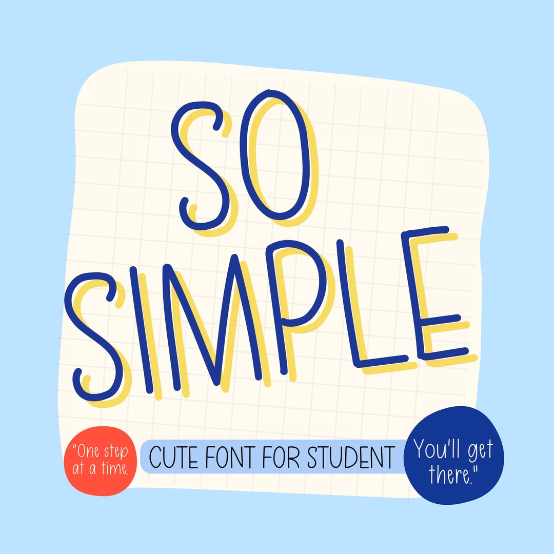 Neat Handwritten Font, Scribble Font, Neat Font, Font Simple, Study ...