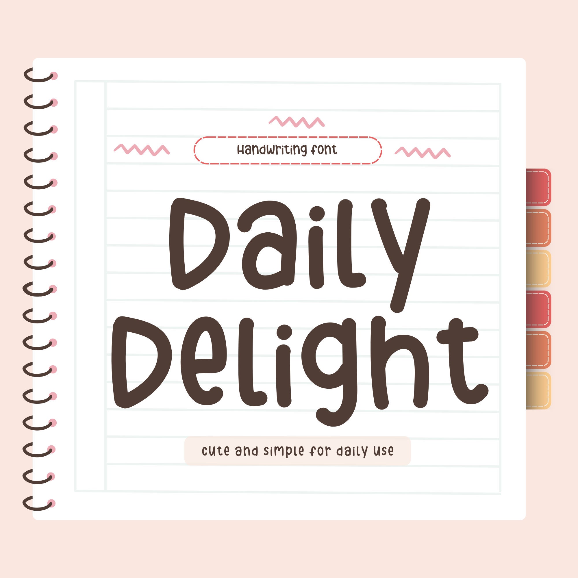 Handwriting Font, Student Font, Goodnotes Font, Digital Planner Font ...