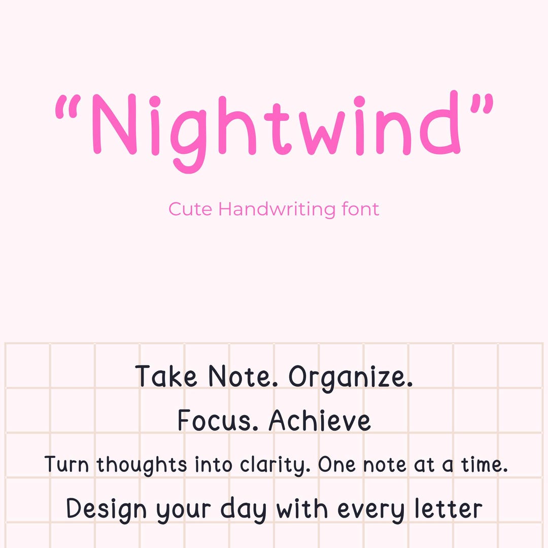 Goodnotes Header Font , Handwriting Font, Student Font, Goodnotes Font ...