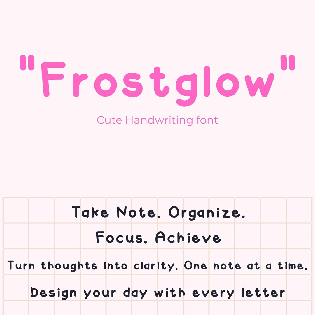 Neat Handwritten for Goodnotes Header Font , Handwriting Font, Student ...
