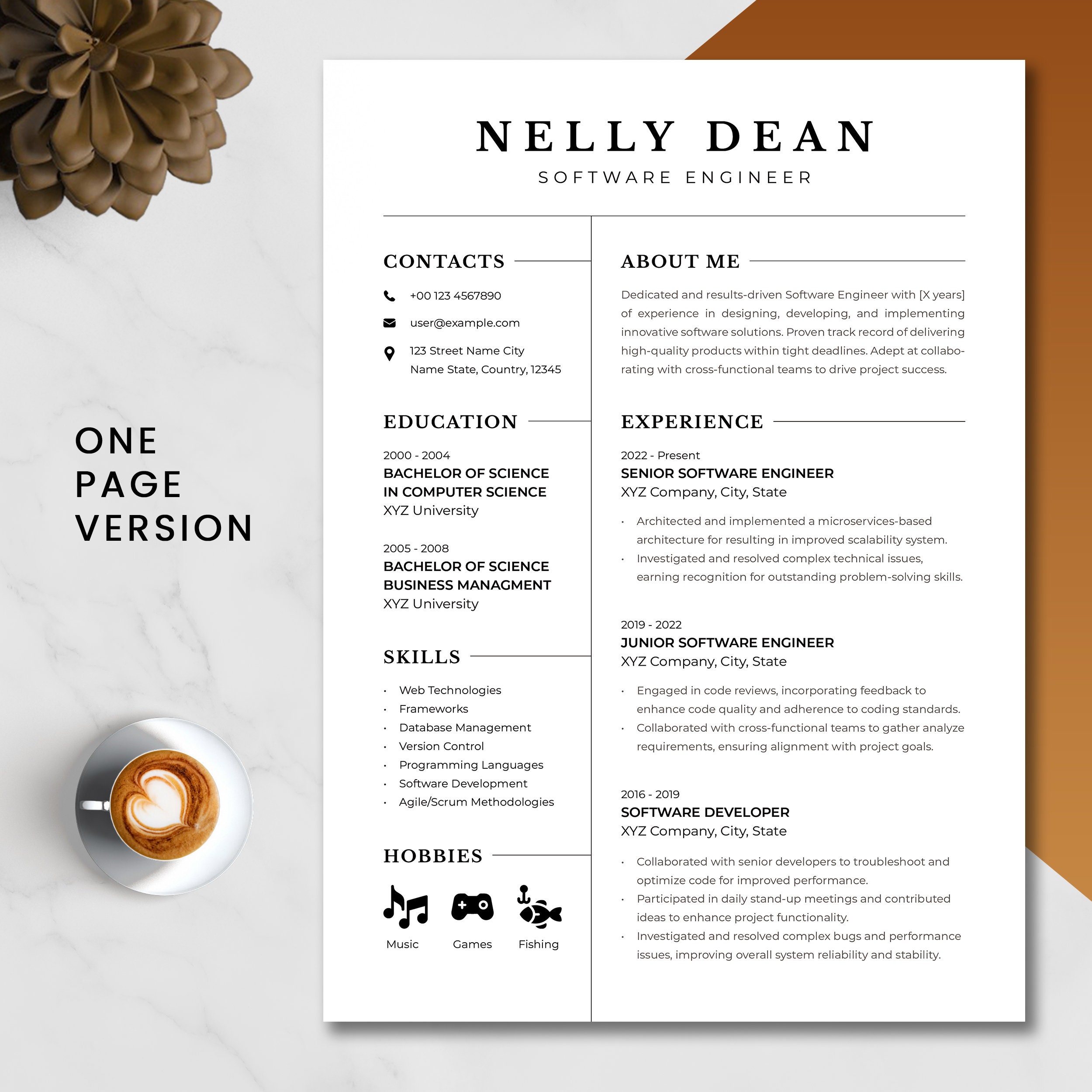Software Engineer Resume Template Google Docs Mobile App Developer ...