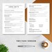 ATS Modern Teacher Resume Template Word, Google Docs | Teaching Resume ...