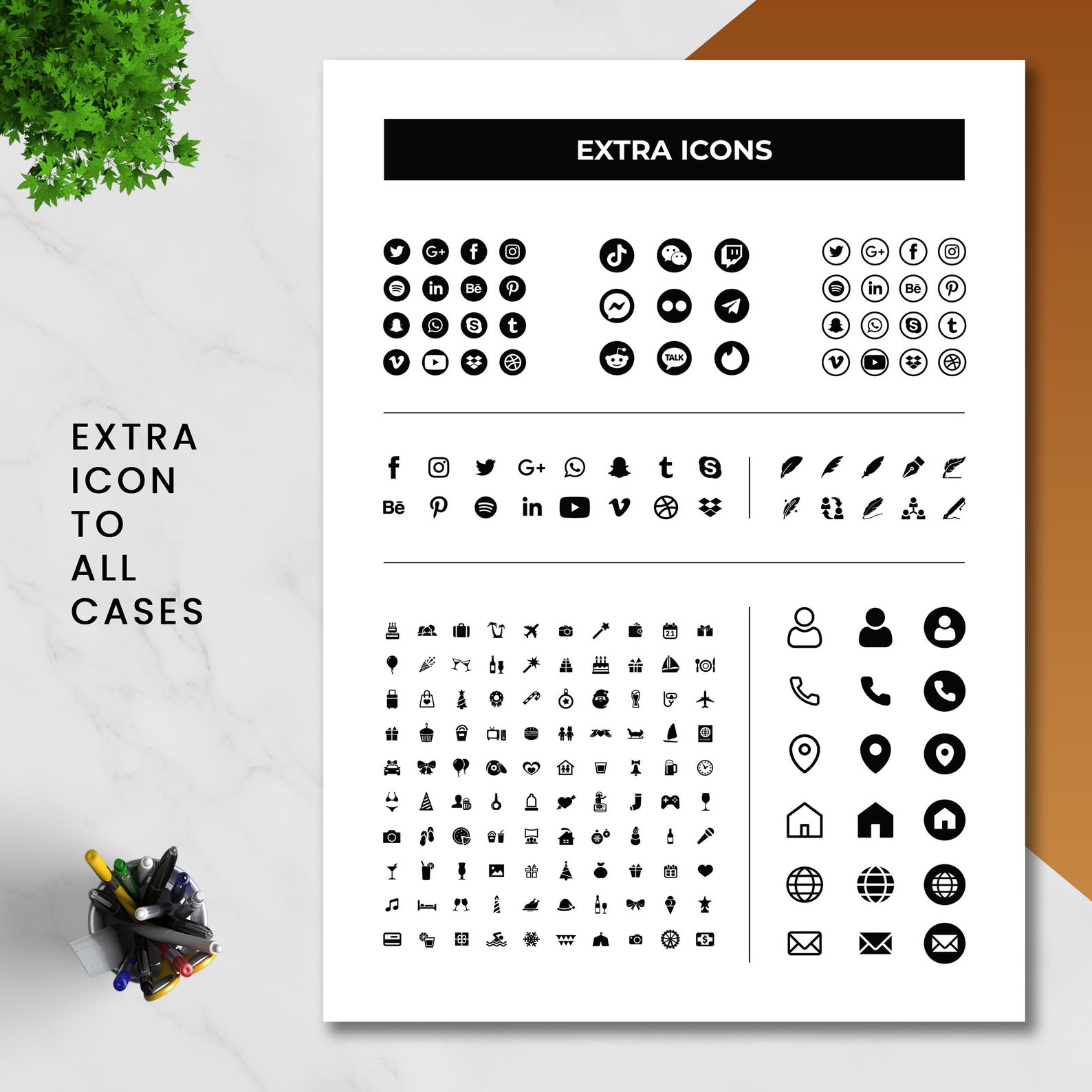 ATS Friendly Modern Executive Resume Template No Image Business Resume ...