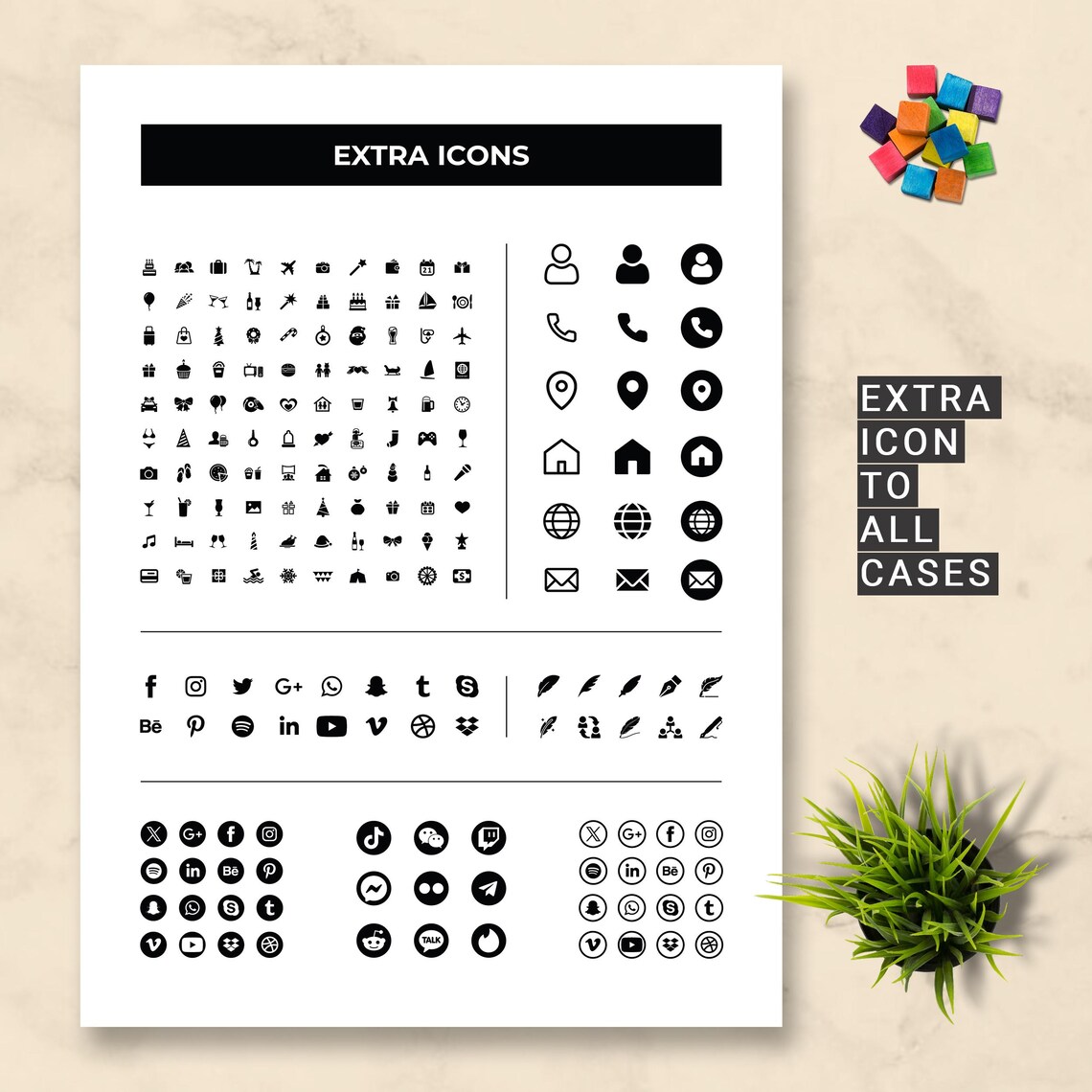 ATS Friendly Freelance Writer Resume Template With Cover Later | Copy ...