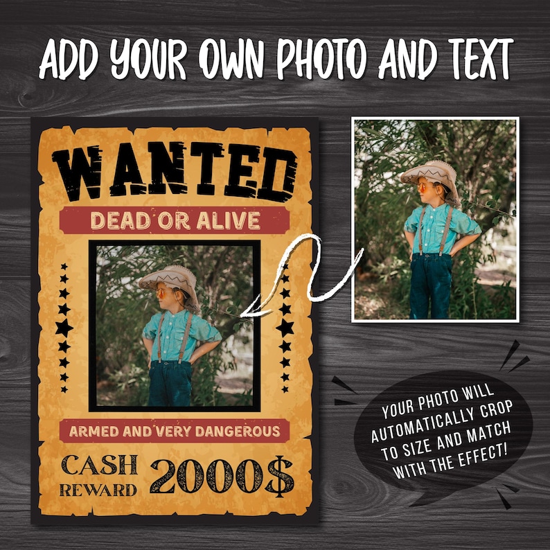 Wanted Poster Template Editable, Wanted Poster Svg, Editable Wanted ...