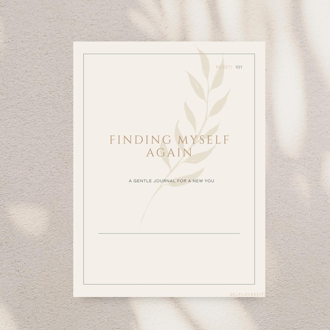 Finding Myself Again Journal for A New You | Self-discovery ...