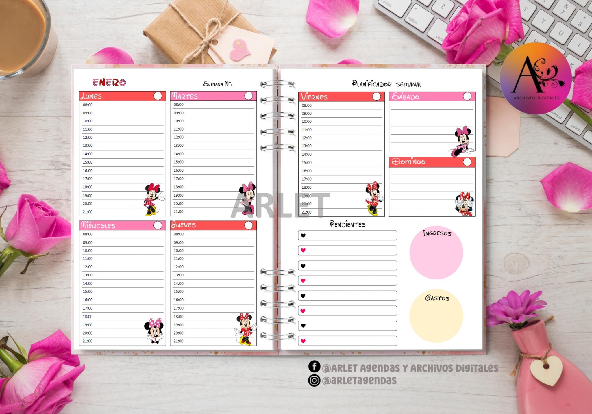 Kit of 10 Printable Thematic Agendas - Etsy