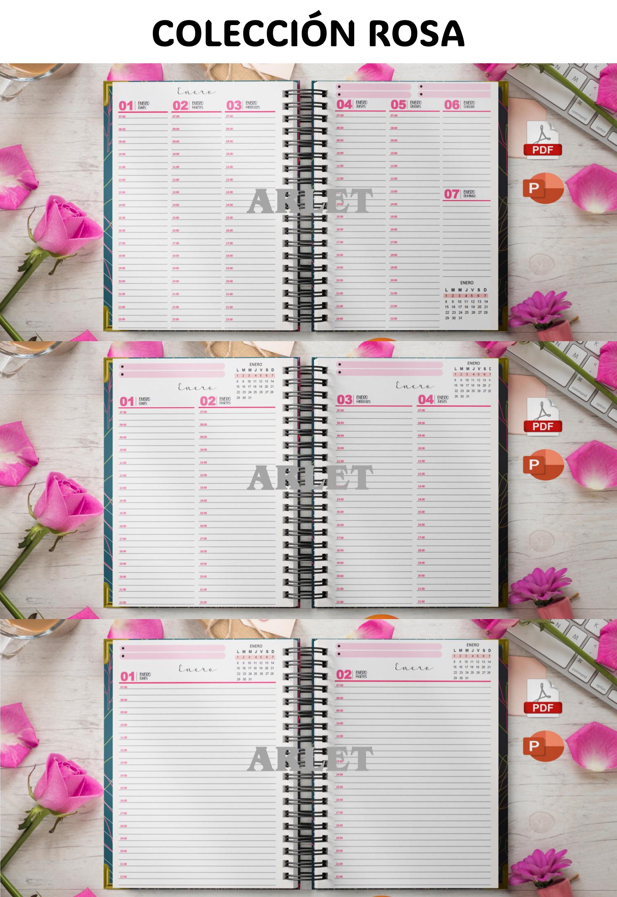 Kit 16 Printable Agendas Digital File - Etsy