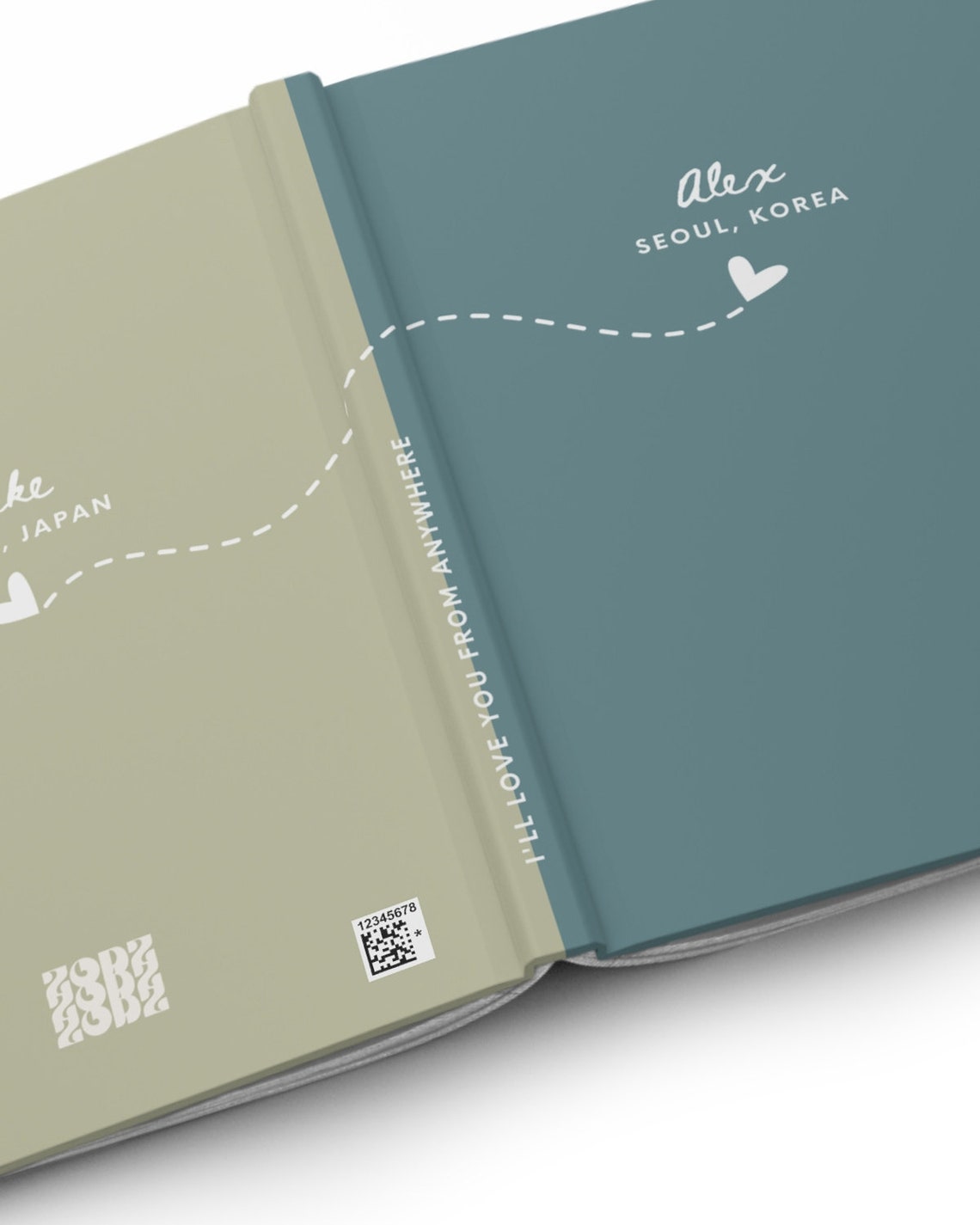 Custom Notebook for Friend, Best Friend Journal, Long Distance Gift ...