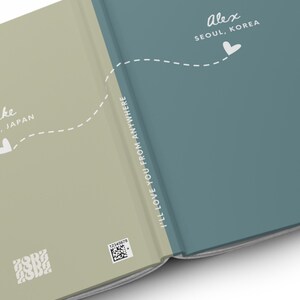 Custom Notebook for Friend, Best Friend Journal, Long Distance Gift ...