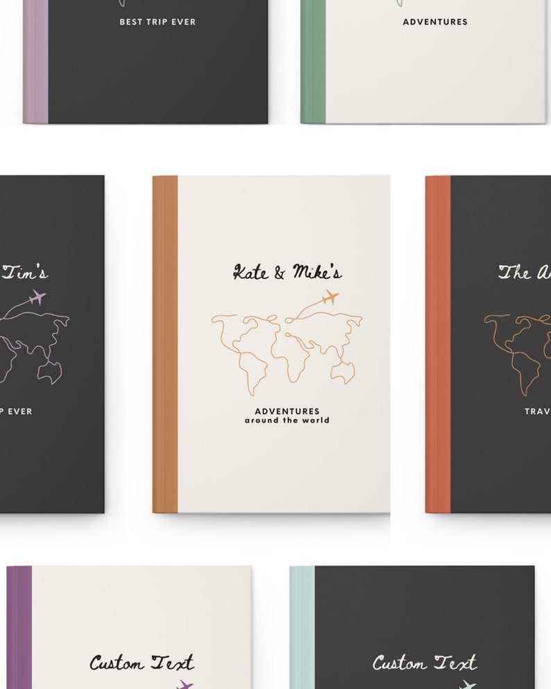 Custom Travel Journal, Personalized Travel Notebook, Adventure Journal ...