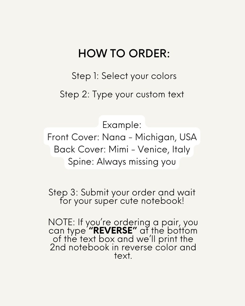 Custom Notebook for Friend, Best Friend Journal, Long Distance Gift ...