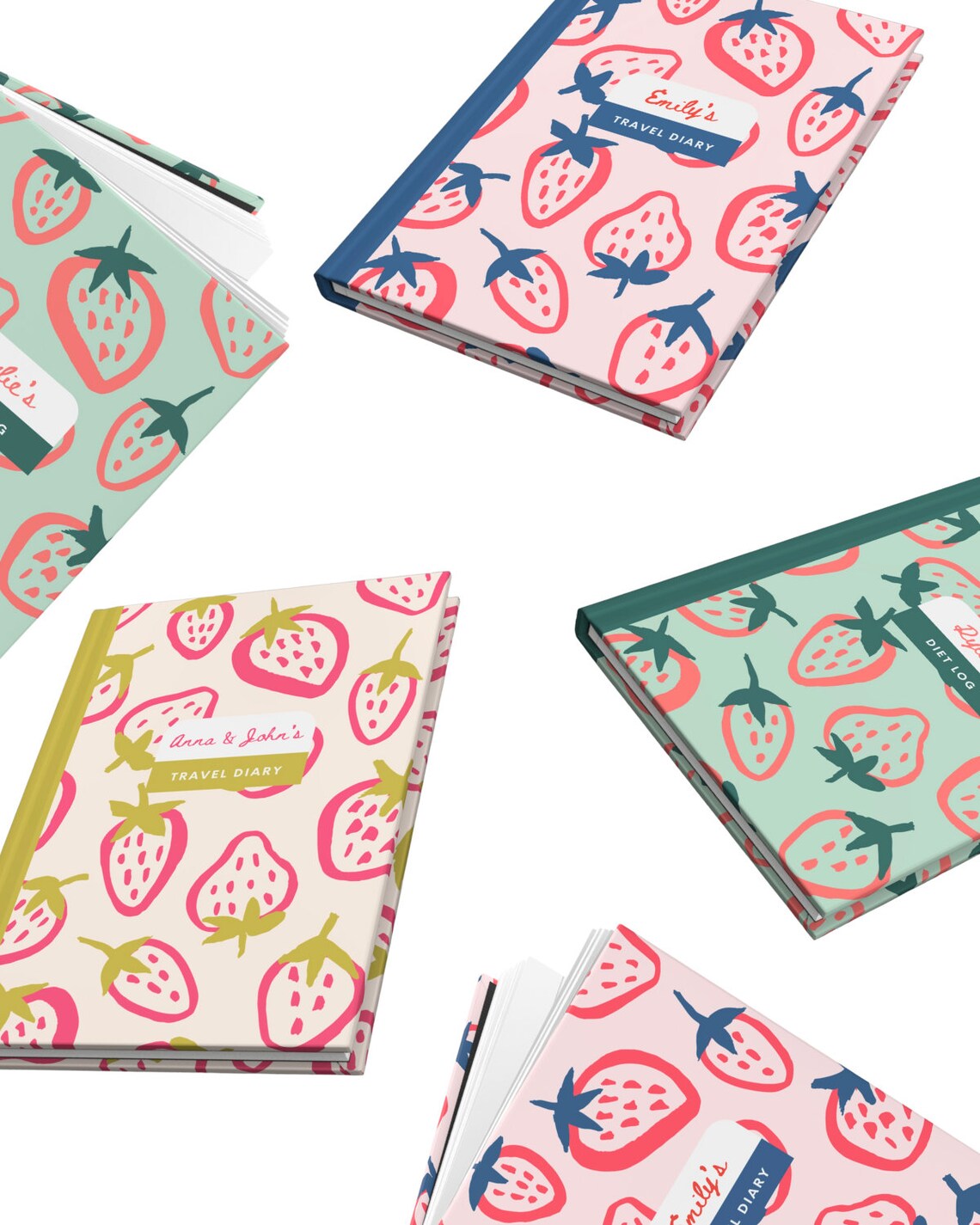 Strawberry Notebook Gift, Strawberry Gift Ideas, Strawberry Lover Gift ...