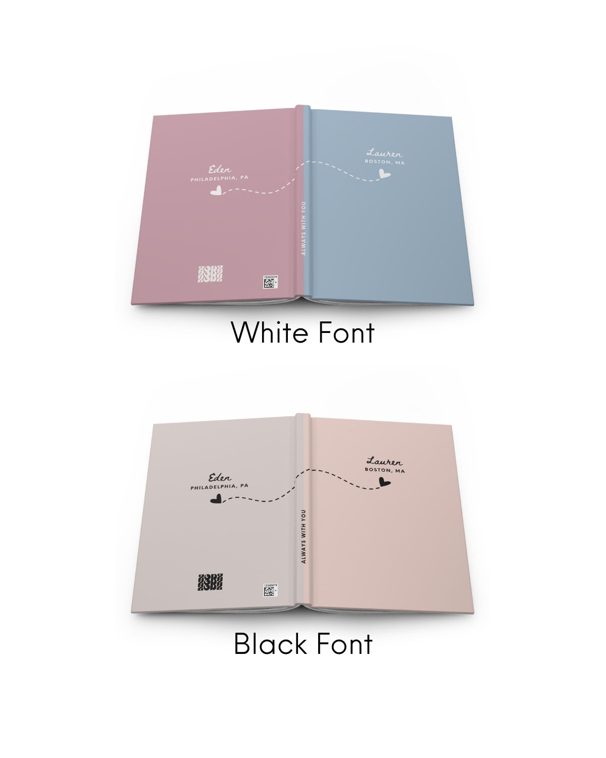 Custom Notebook for Friend, Best Friend Journal, Long Distance Gift ...