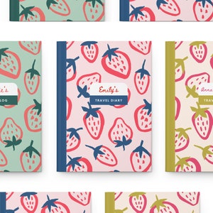 Strawberry Notebook Gift, Strawberry Gift Ideas, Strawberry Lover Gift ...