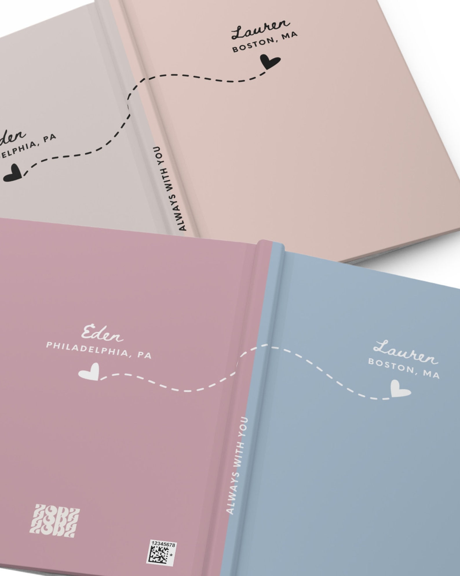 Custom Notebook for Friend, Best Friend Journal, Long Distance Gift ...