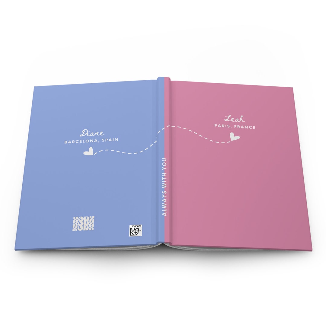 Custom Notebook for Friend, Best Friend Journal, Long Distance Gift ...