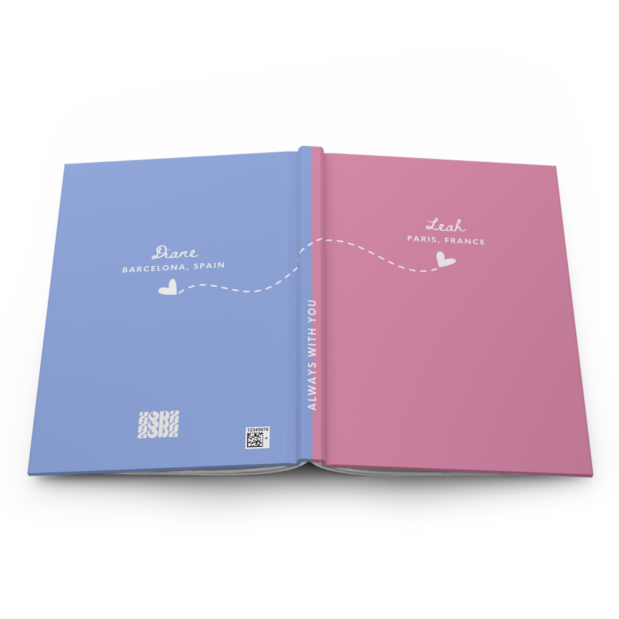 Custom Notebook for Friend, Best Friend Journal, Long Distance Gift ...