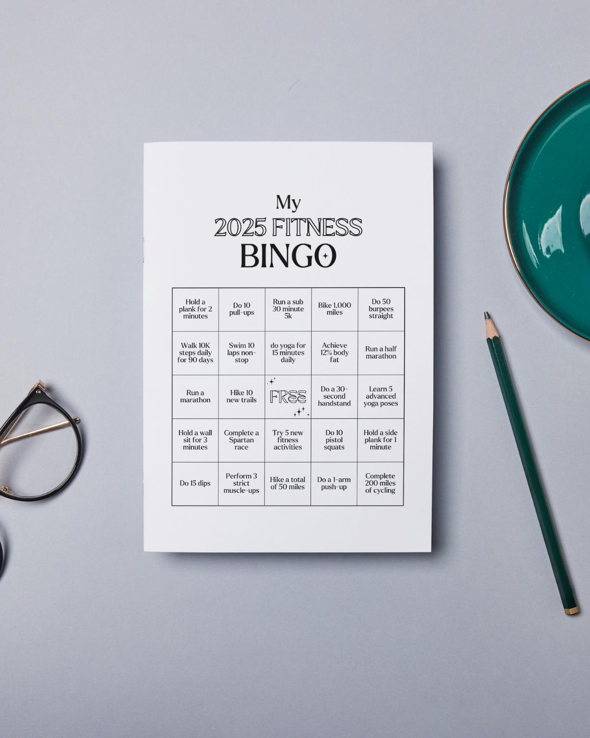 2025 Bingo Card, New Years Resolution, Manifestation Bingo Card, 2025 ...
