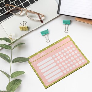 Daily Habit Tracker Sticky Notes, Goal Tracker Pad, Weekly Tracker ...