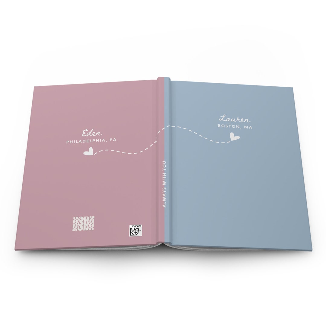 Custom Notebook for Friend, Best Friend Journal, Long Distance Gift ...