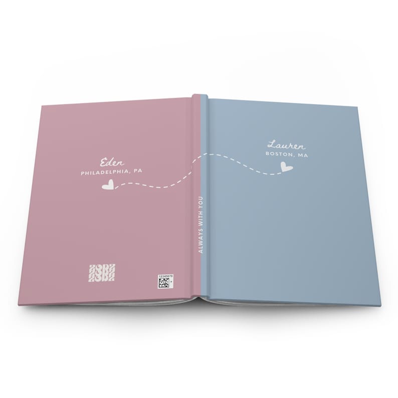 Custom Notebook for Friend, Best Friend Journal, Long Distance Gift ...