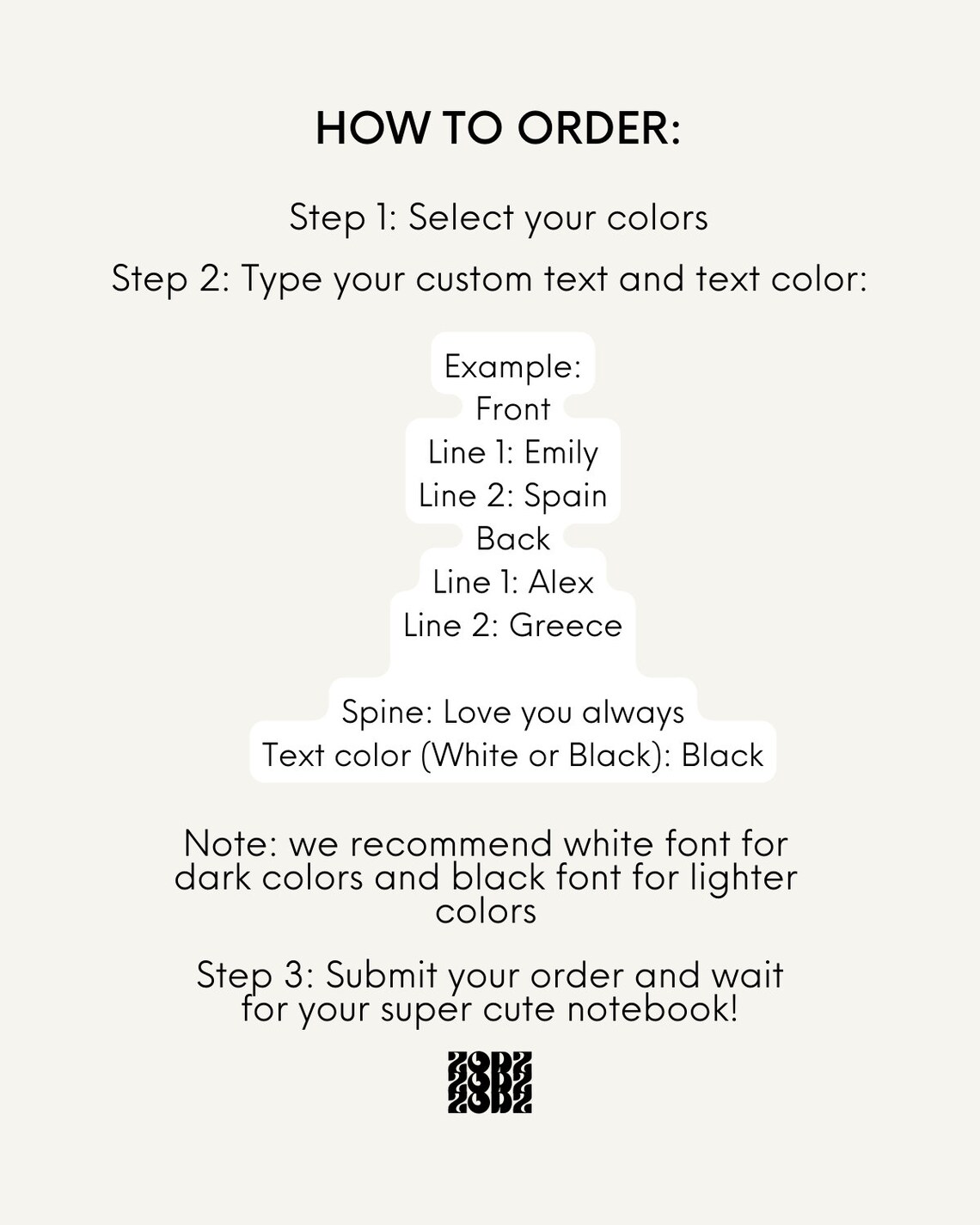 Custom Notebook for Friend, Best Friend Journal, Long Distance Gift ...