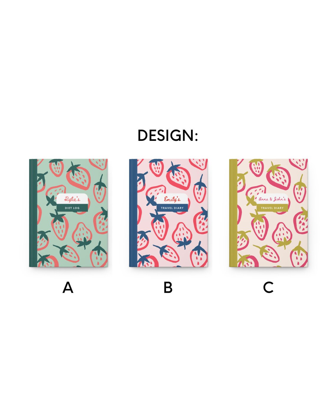 Strawberry Notebook Gift, Strawberry Gift Ideas, Strawberry Lover Gift ...