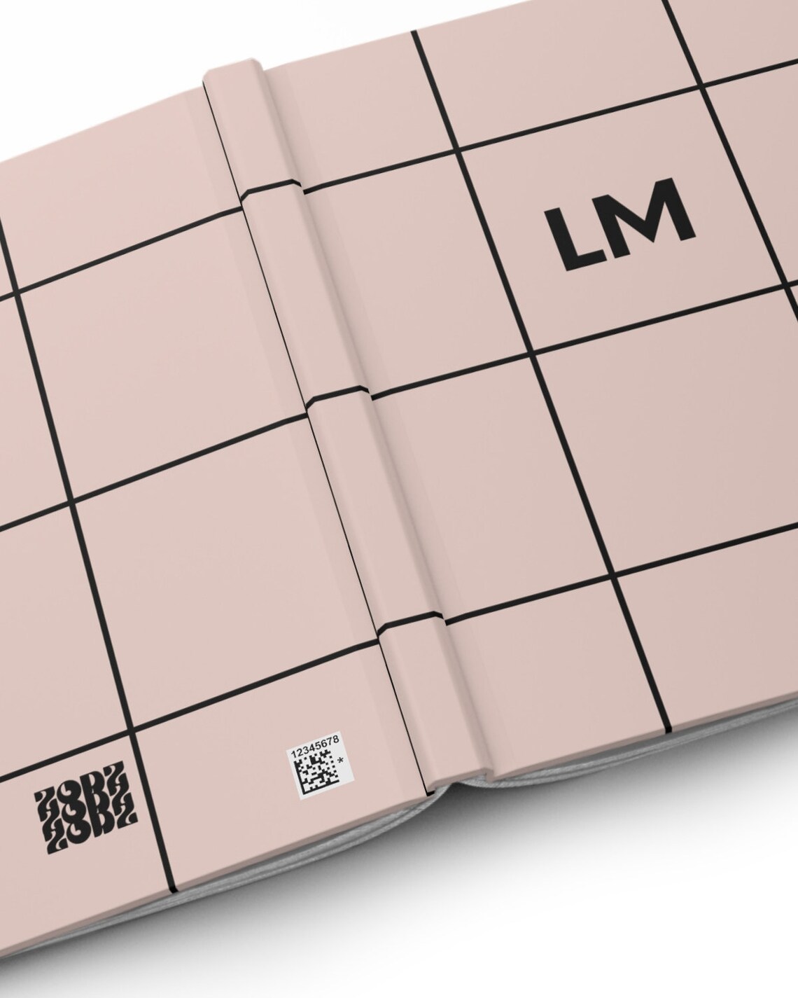 Aesthetic Notebook Journal Custom, Lined Notebook Custom, Monogram ...