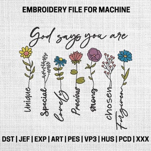 Scripture Embroidery - Etsy