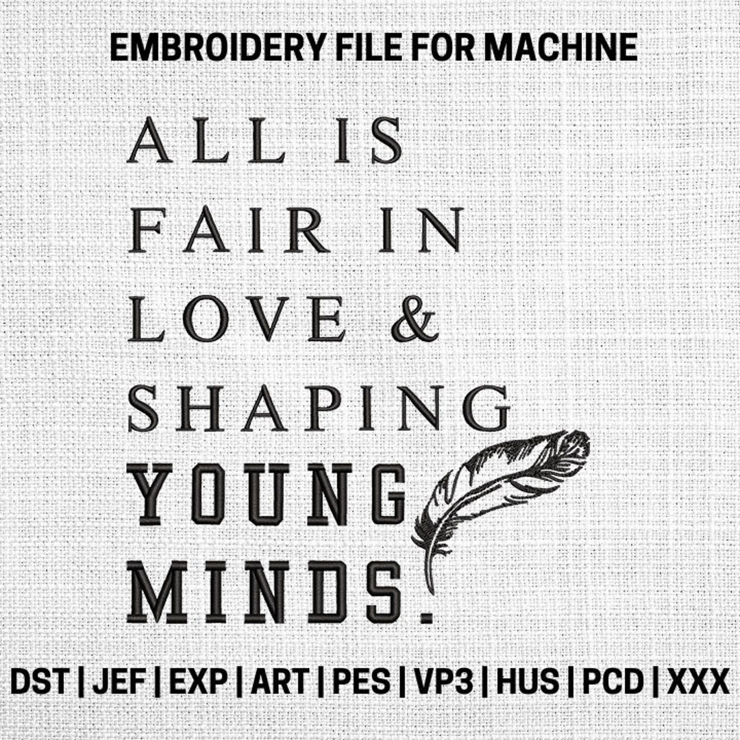 Young Mind Embroidery Designs, TTPD Embroidery Pattern, Taytay Machine ...