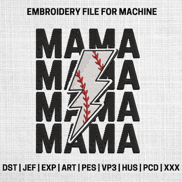 Mama Shirt Machine Embroidery Designs - Etsy