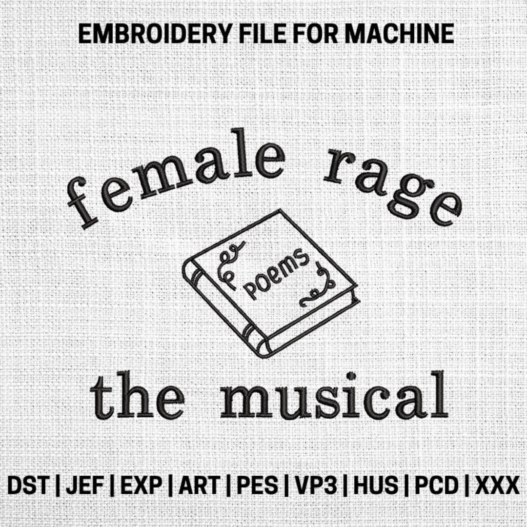 TTPD Embroidery Designs, Taytay Lover Embroidery Pattern,the Musicial ...