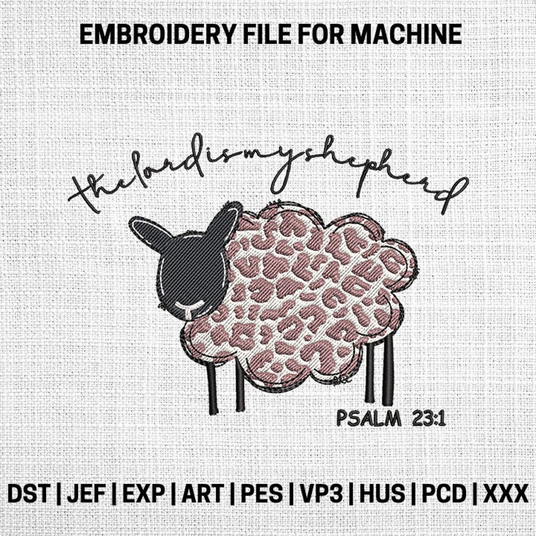 Sheep Chrisitian Embroidery Designs,sheep Embroidery Pattern,christian ...