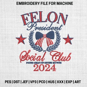 Political Embroidery - Etsy