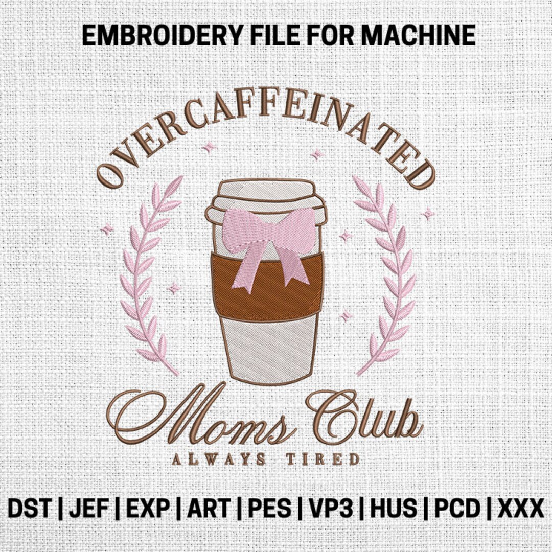 Mom Social Clubembroidery Designs,soft Girl Era Embroidery Pattern,mom ...