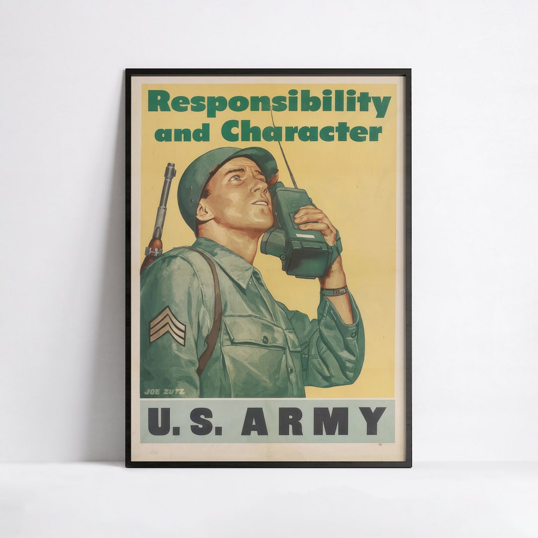 "us Army" Propaganda Poster - High Definition - 230gr/m Matte Paper - Etsy