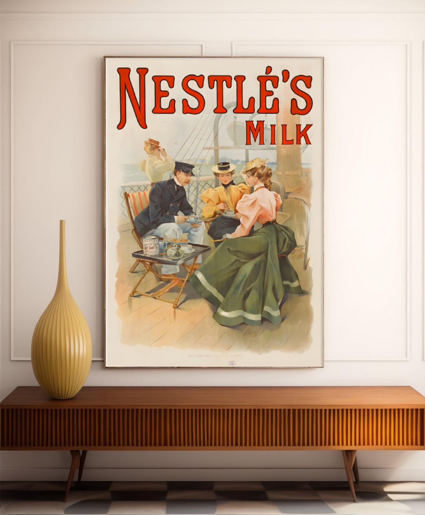 Vintage Kitchen Poster nestlé's Milk High Definition Matte Paper 230gr ...