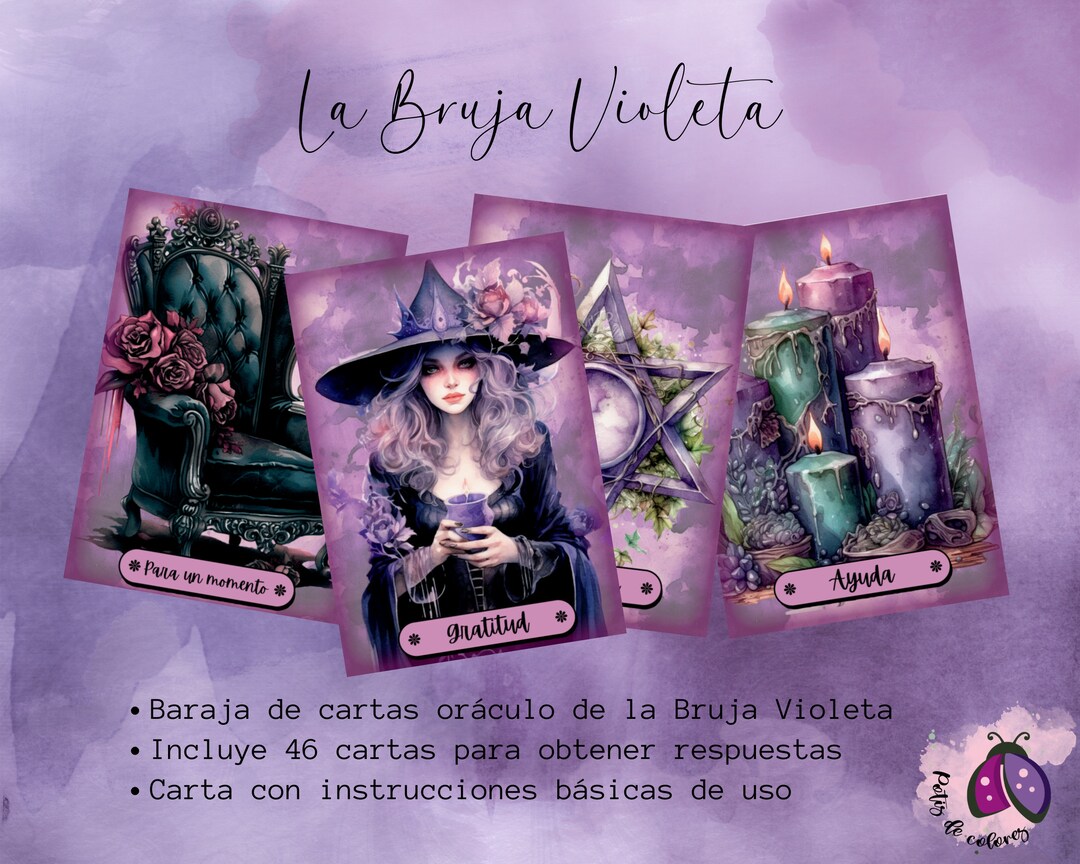 VIOLET WITCH Oracle Cards Full of Intuitive Answers - Etsy