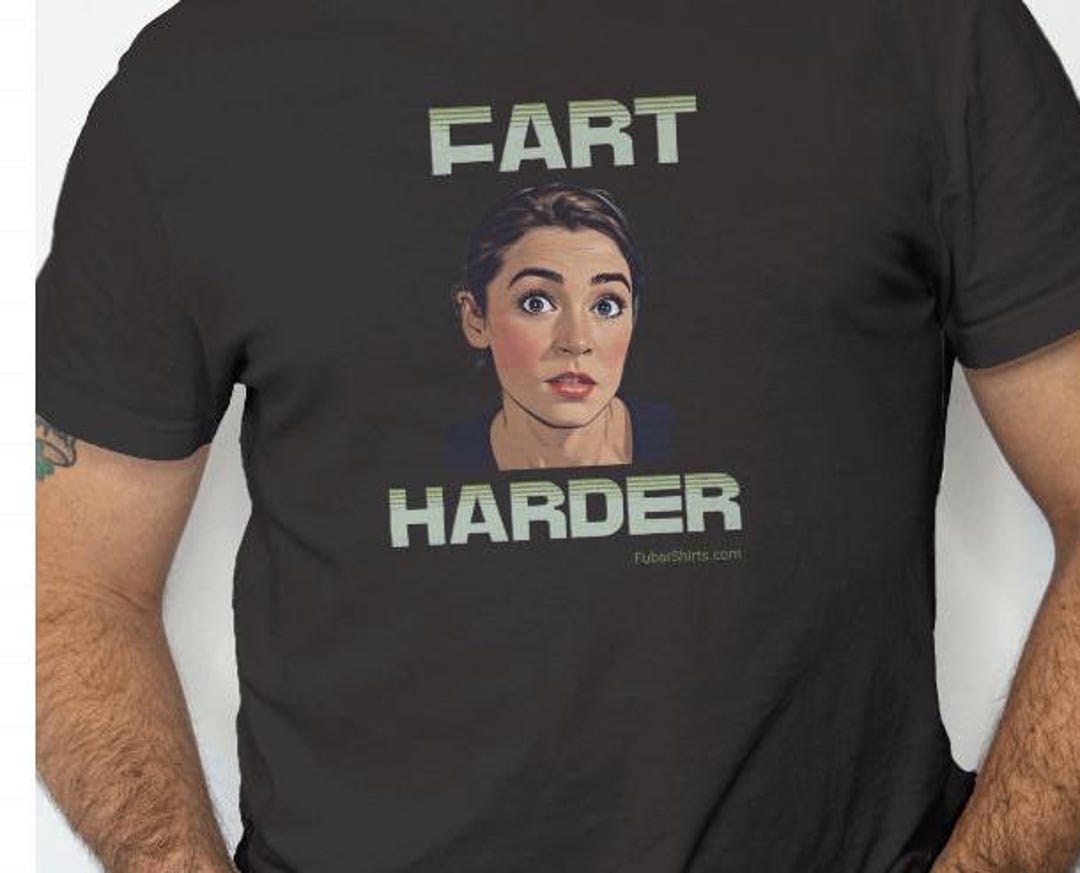 AOC FARTS HARDER T-shirt - Etsy