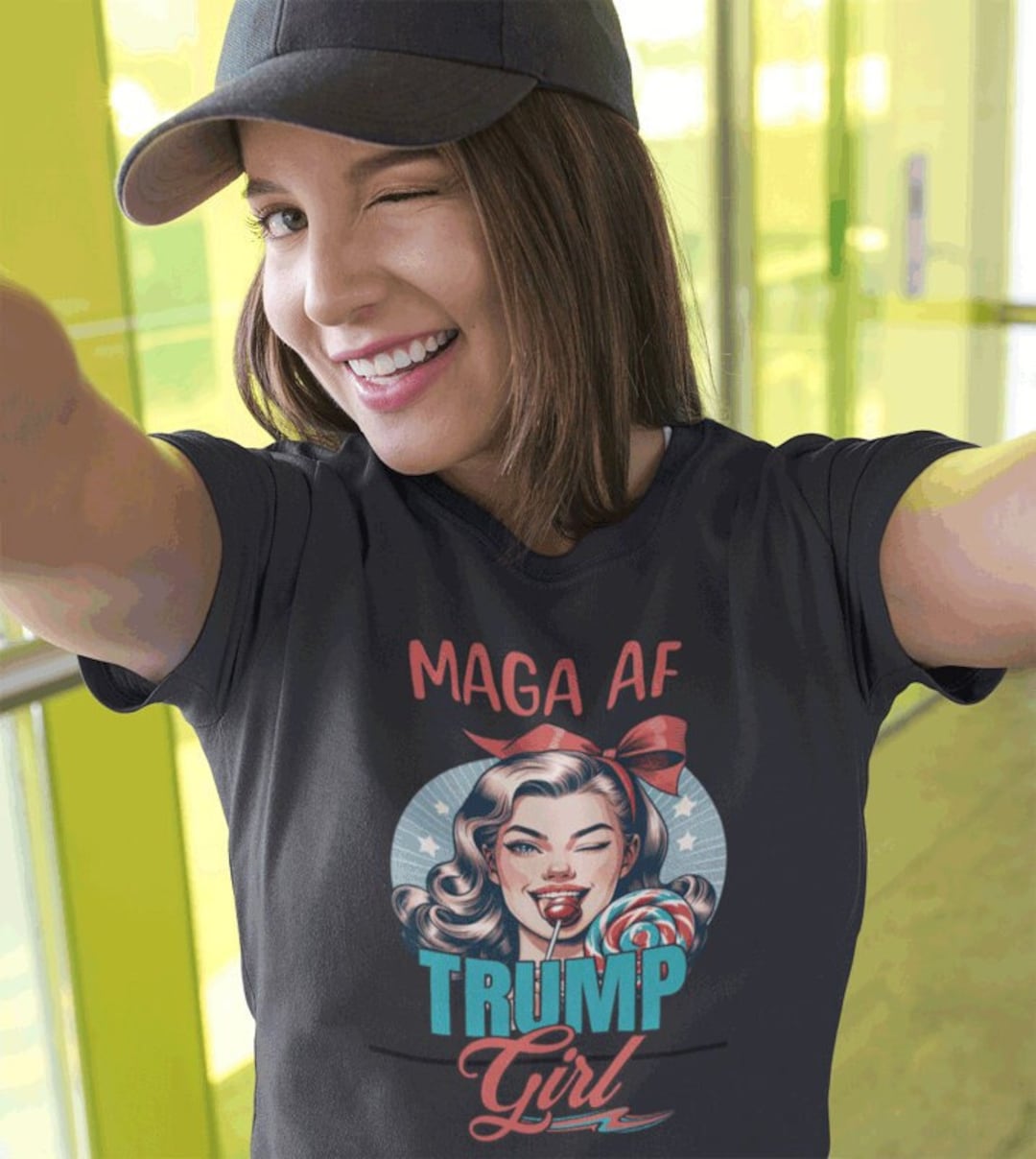 MAGA AF Trump Girl T-shirt Exclusive - Etsy
